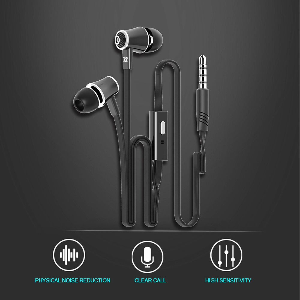 Audifonos Con Cable Langsdom Jm21 Intrauditivos Estéreo Rojo Con Negro ...