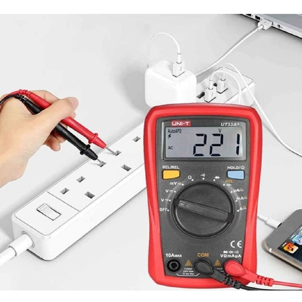 Multitester Multimetro Digital AC DC 600V 10A UNI-T UT33A+ | Promart.pe ...