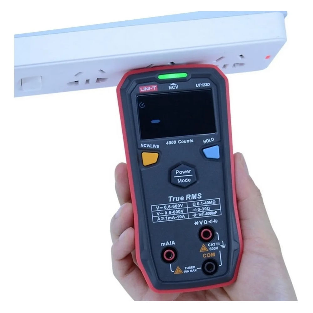 Multimetro Multitester Digital Auto Rango Rms Real NVC UNI-T UT123D ...