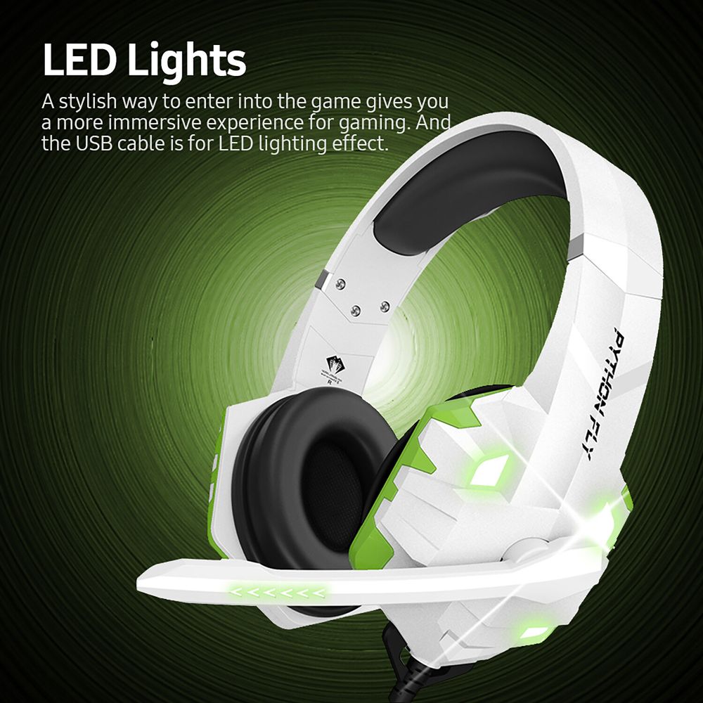 Audifonos Para Juegos Python Fly G9000Max Con Cable Y Aislamiento De ...