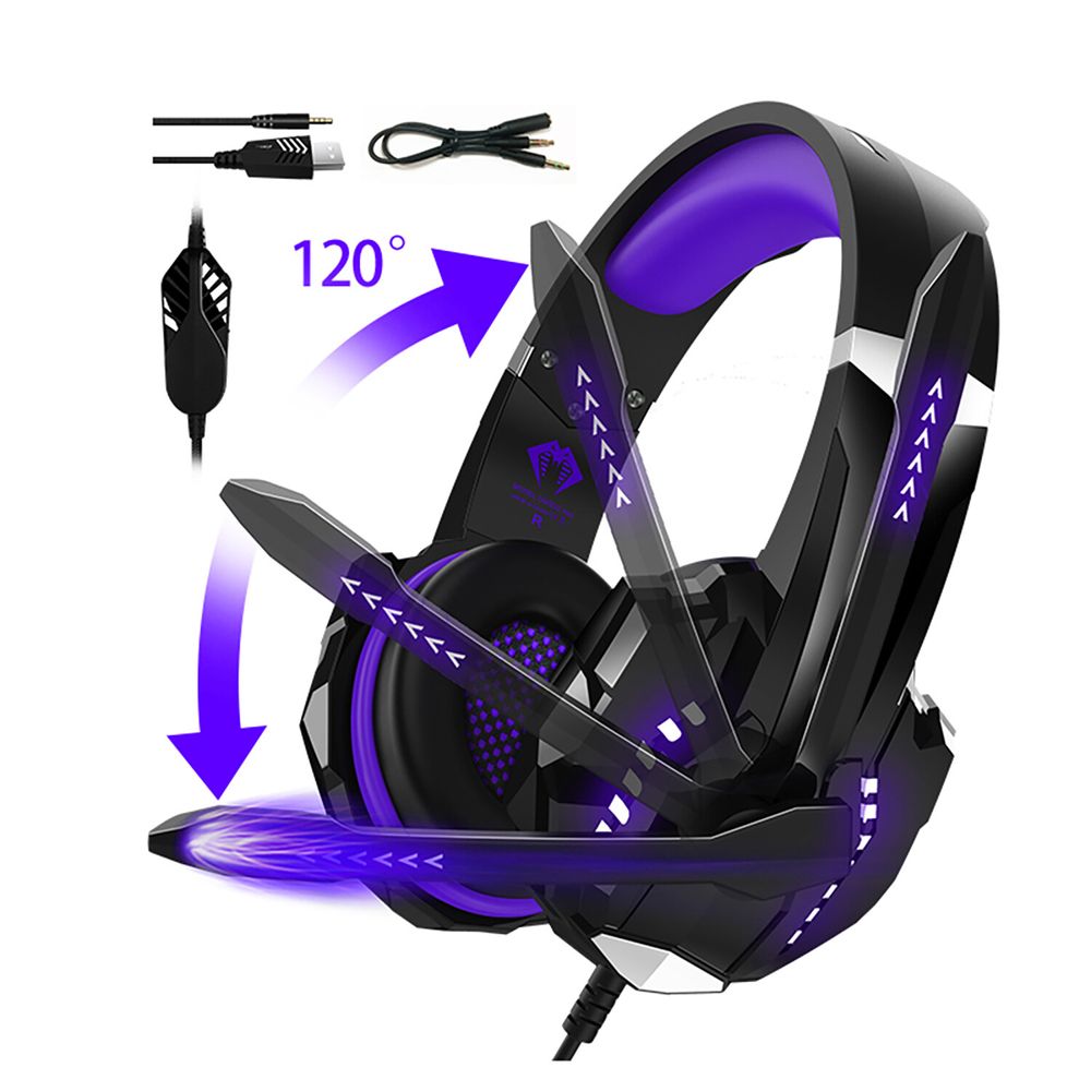 Audifonos Gaming Python Fly G9000Pro Con Aislamiento De Ruido Púrpura ...