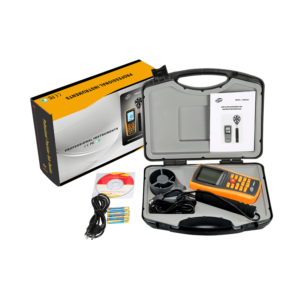 Anemómetro Data Logger Profesional Termoanemómetro Con Sonda - GM8902 ...