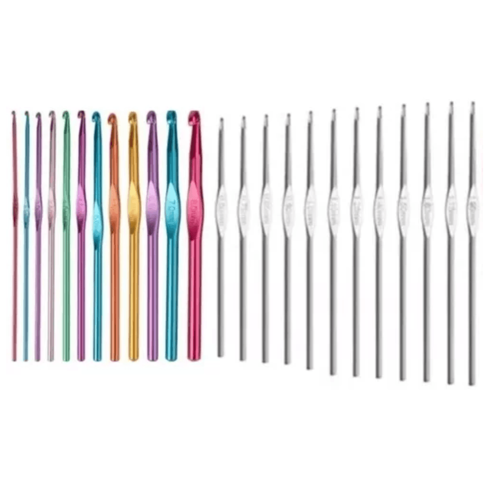 Kit Ganchillo Importado Crochet Agujas Palitos con Estuche Morado - Promart