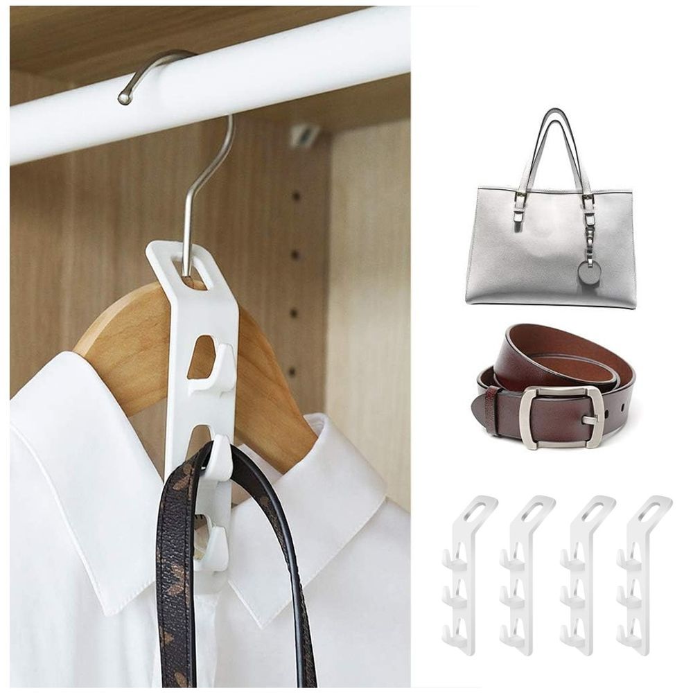 Gancho Extensor de colgador para colgar Ropa en Perchero Closet x4 ...