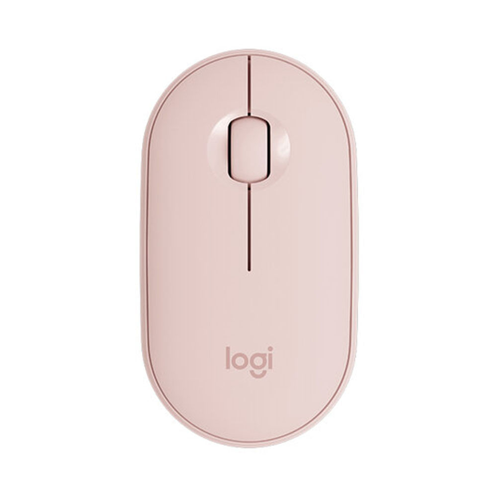 Mouse Logitech Pebble M350 Inalámbrico Rosado - Promart
