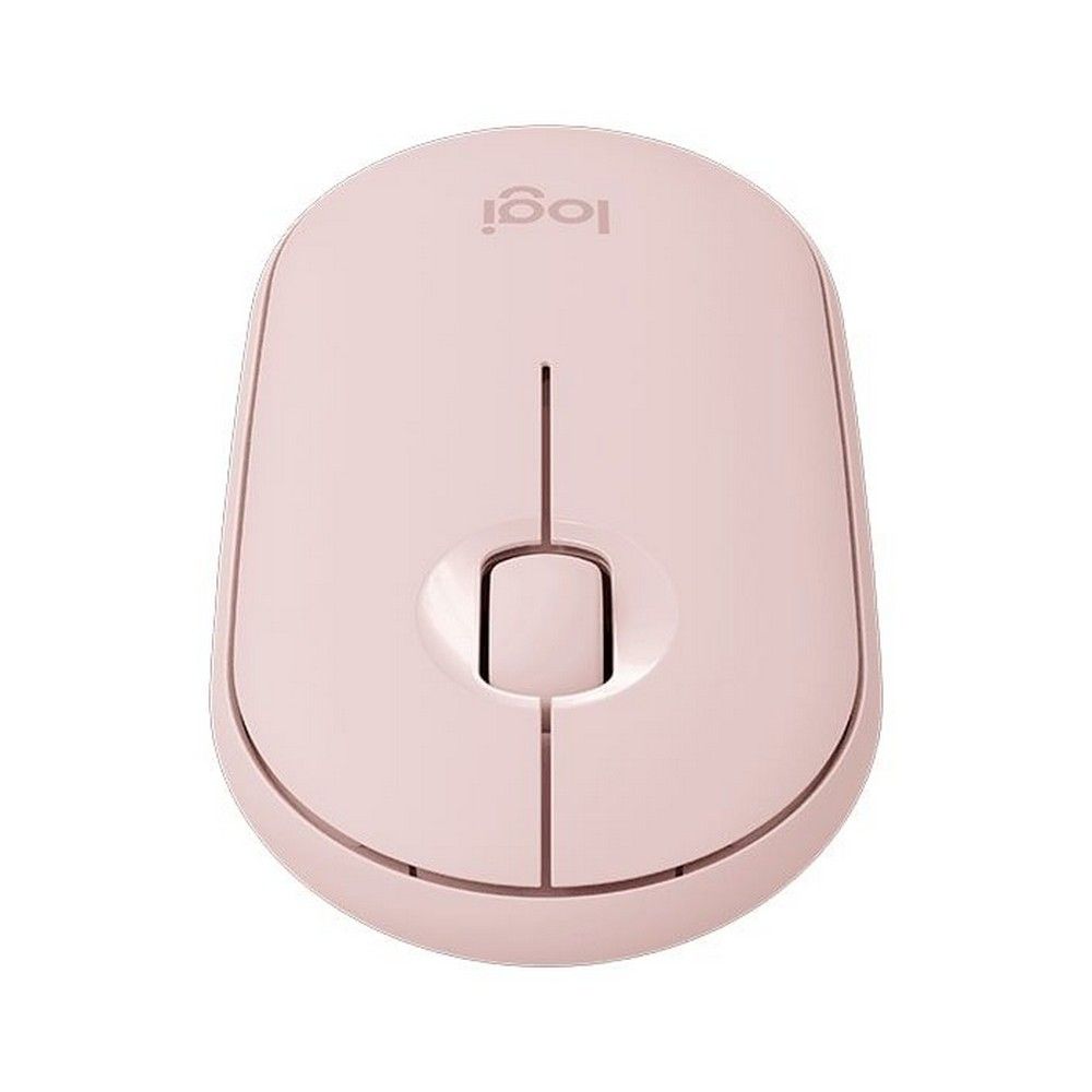 Mouse Logitech Pebble M350 Inalámbrico Rosado - Promart