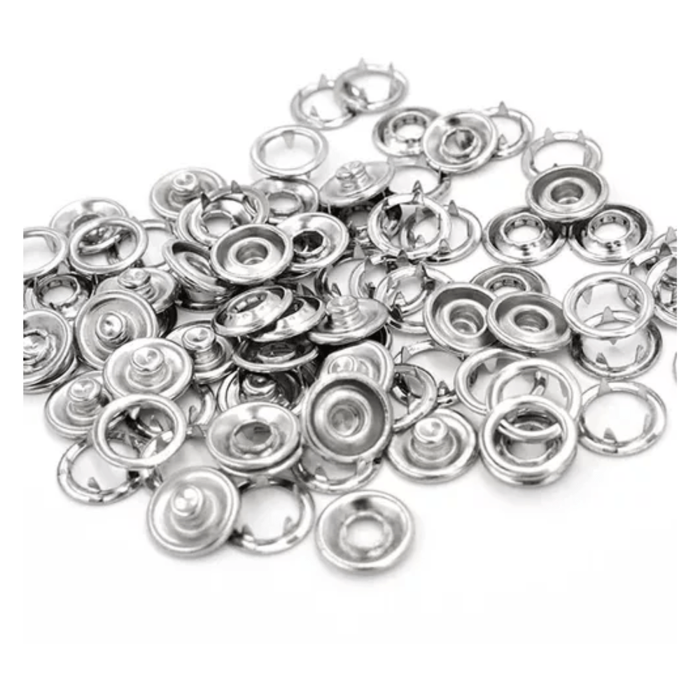 Broche Metálico R15 por 1000 Unidades para Ropas Bebé Body - Promart