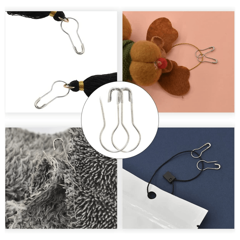 Imperdible Pera Plateado Pines de Seguridad Broches Alfiler para ...