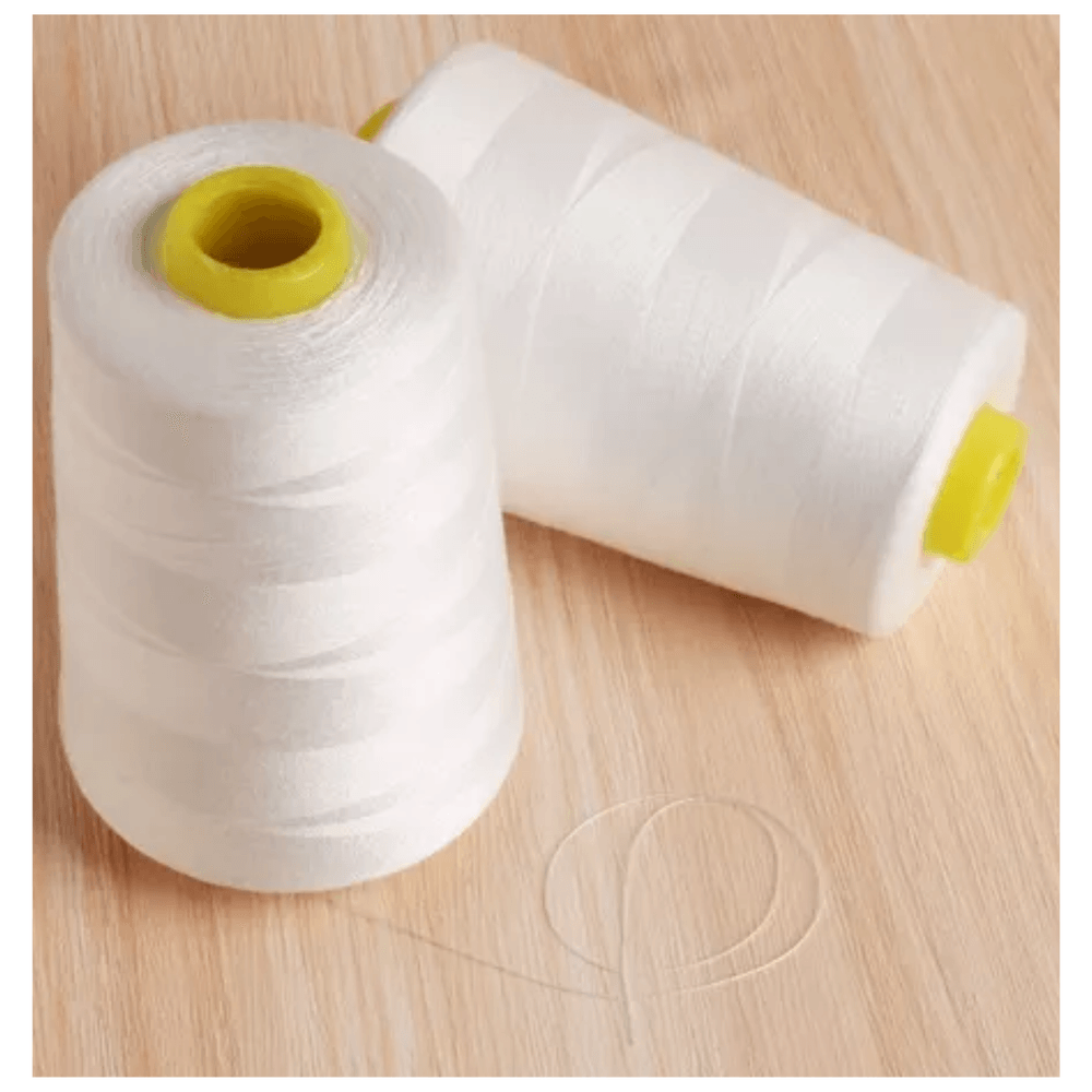 4 Conos de Hilo Blanco 40 a 2 Cada Una por 5000 Metros para Máquina de ...