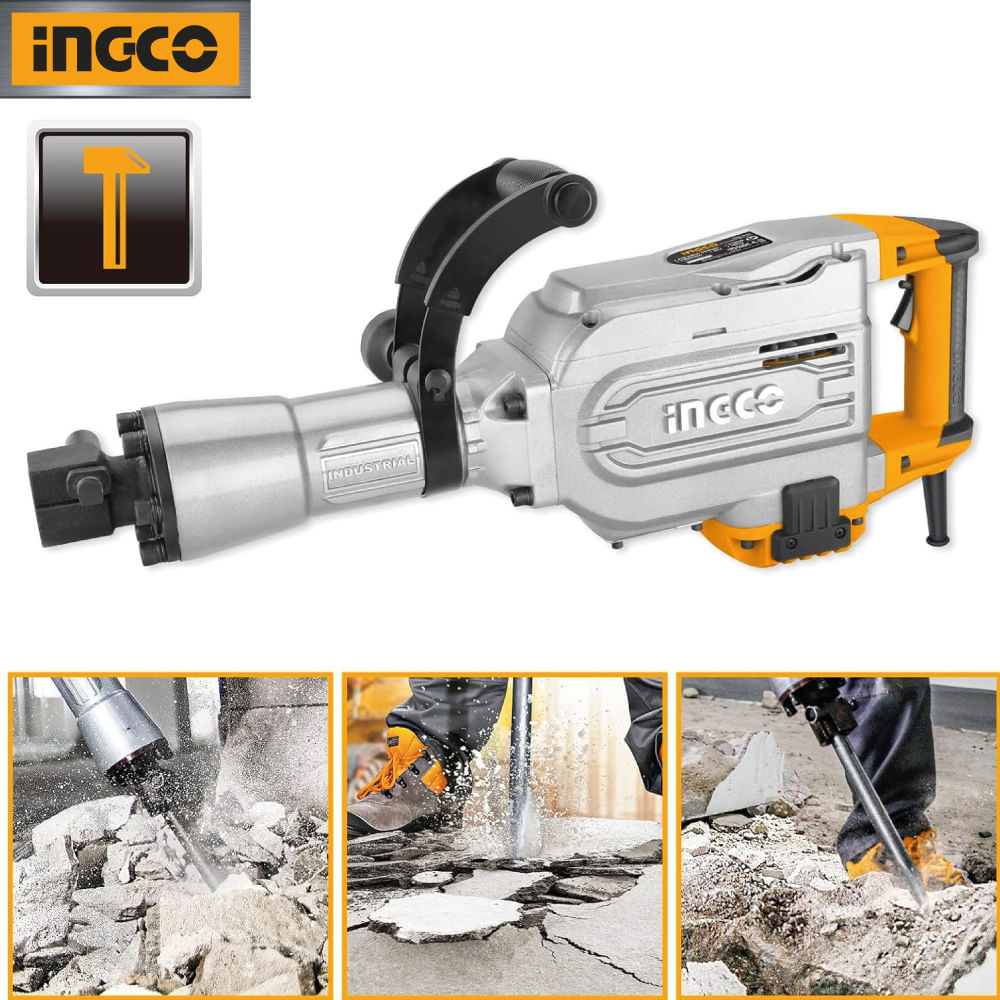 Martillo Demoledor Hexagonal Ingco 1700W 45J 16KG PDB17008 | Promart.pe ...