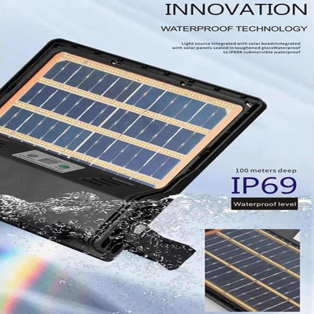 Reflector Led Solar 400W Impermeable IP69 Ultradelgado Vidrio Templado ...
