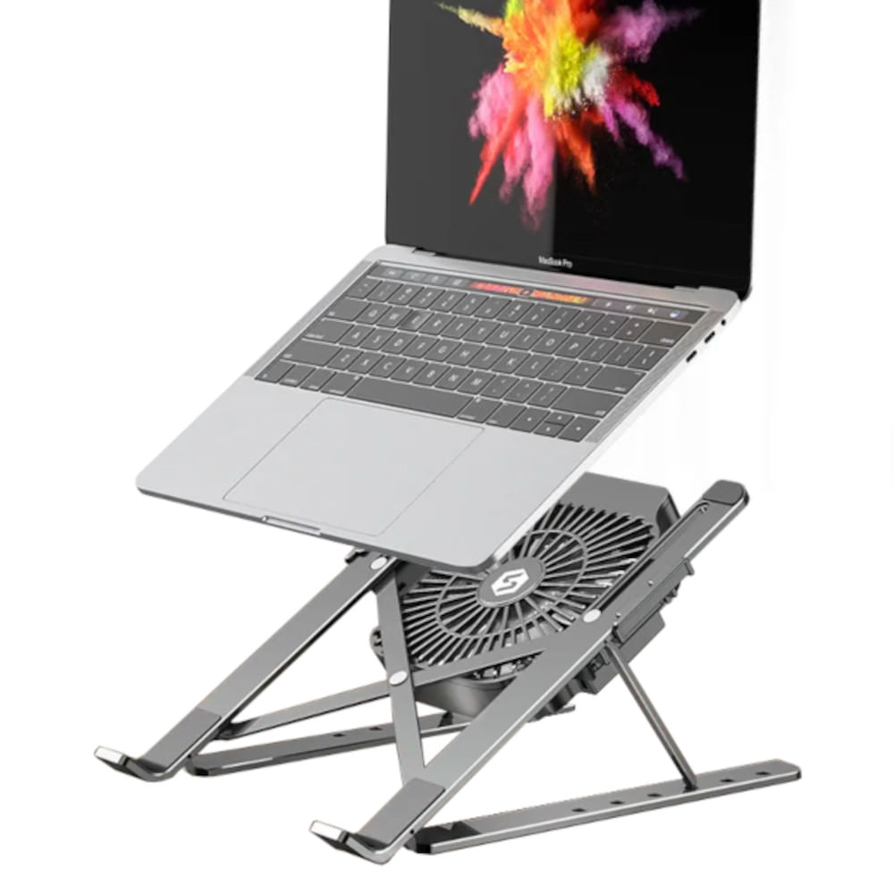 Soporte Cooler Metálico KR-LP926 Para Laptop - Promart