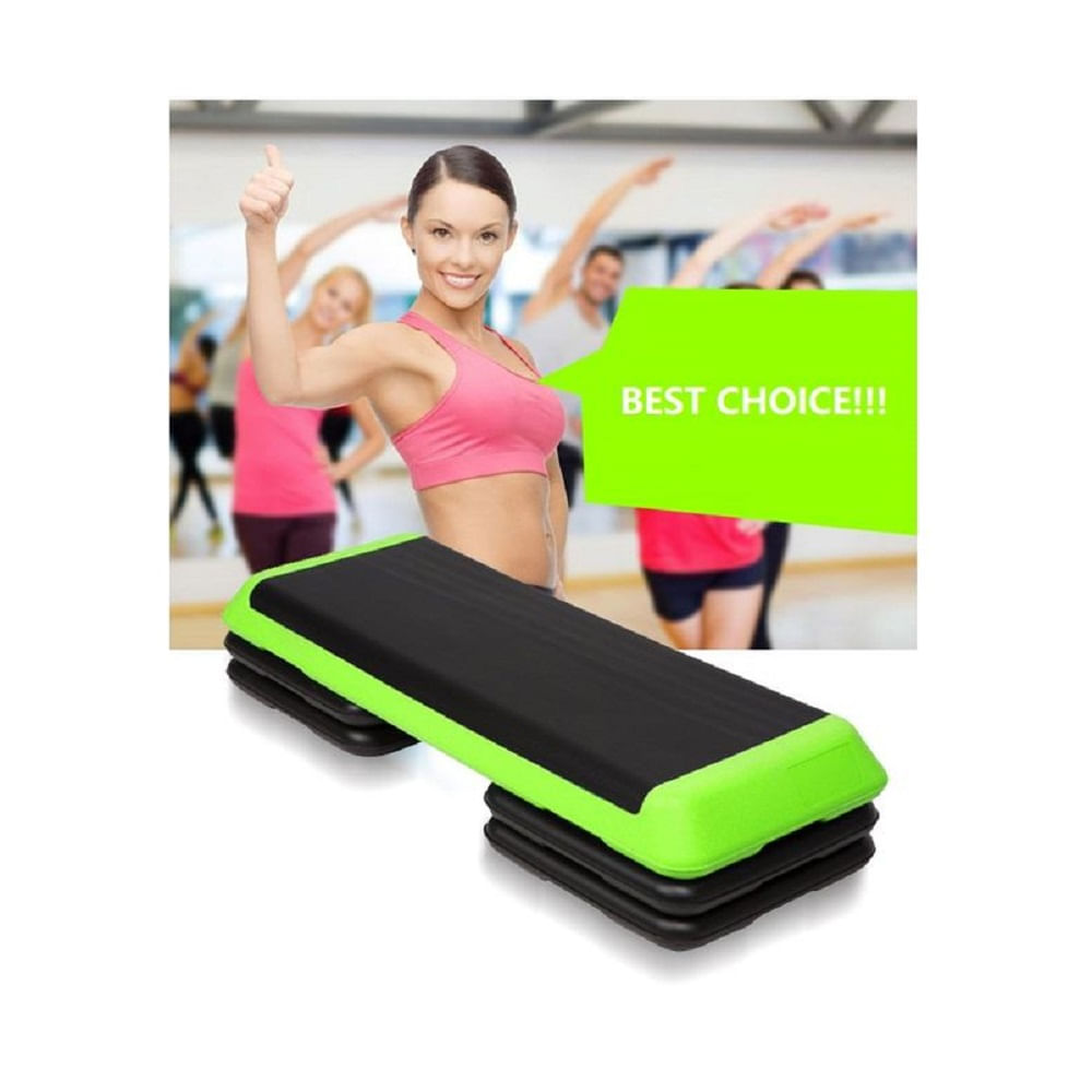 Step Grande Profesional Antideslizante 3 Niveles 110 cm Verde - Promart