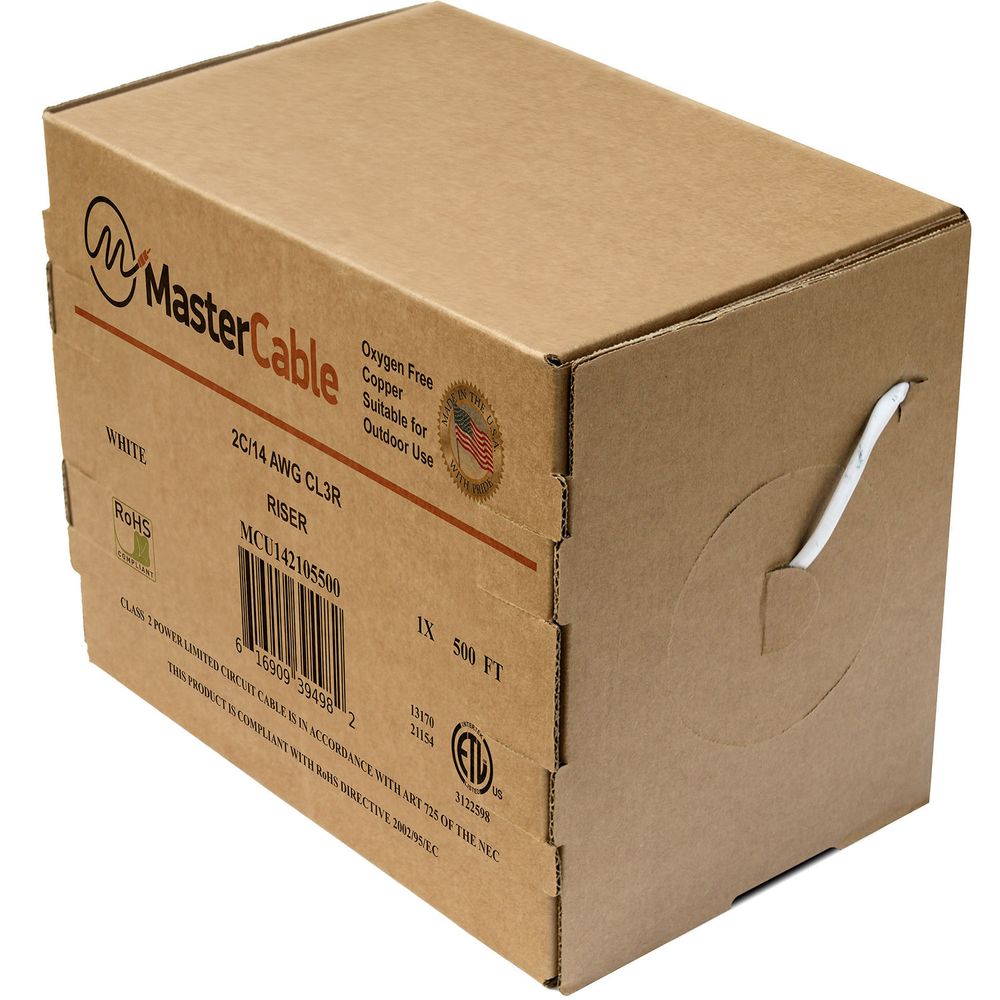 Cable de Altavoz Comercial Master Cable de Cobre Puro de 2 Conductores ...