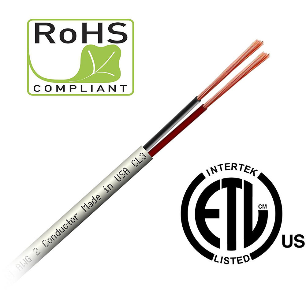 Cable de Altavoz Comercial Master Cable de Cobre Puro de 2 Conductores ...