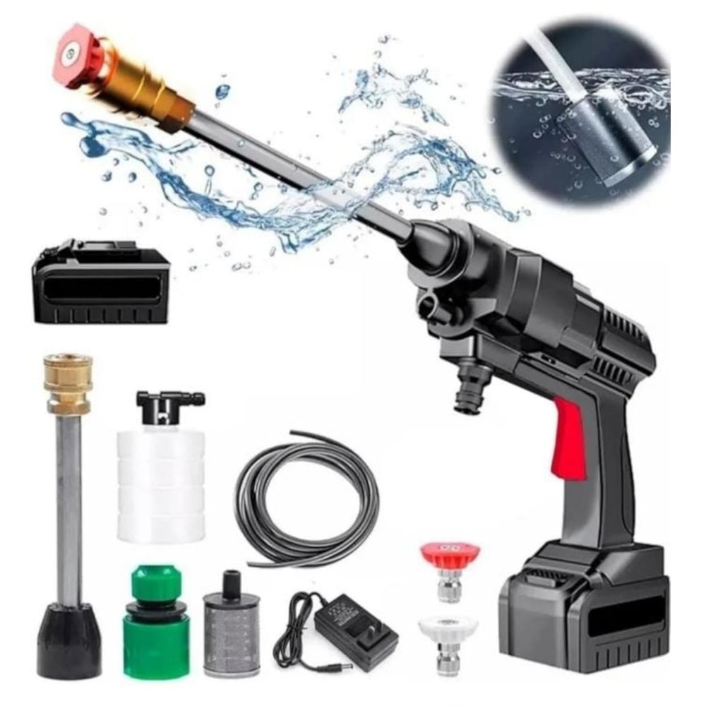 Hidrolavadora Alta Presión Inalámbrica Auto Lavado + Maletín - Promart