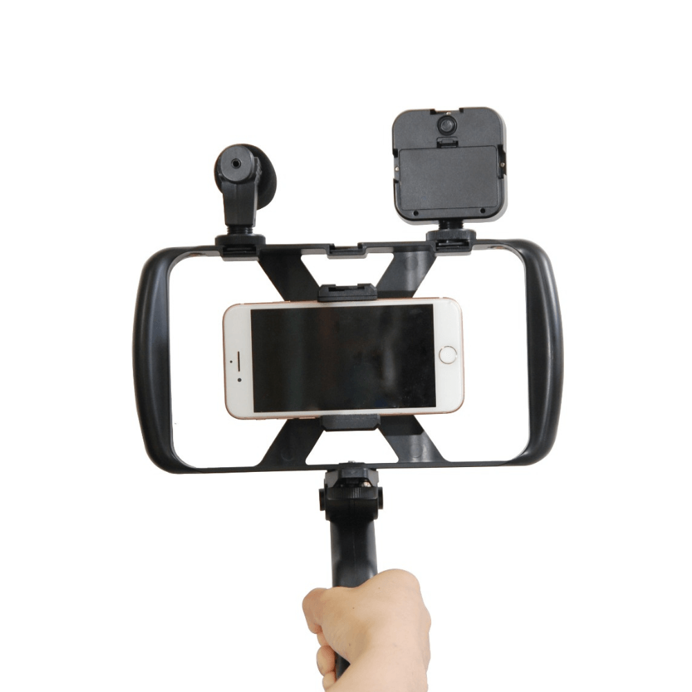 Kit de Grabación Vlogger Mini Tripode Micrófono Control Luz Led - Promart