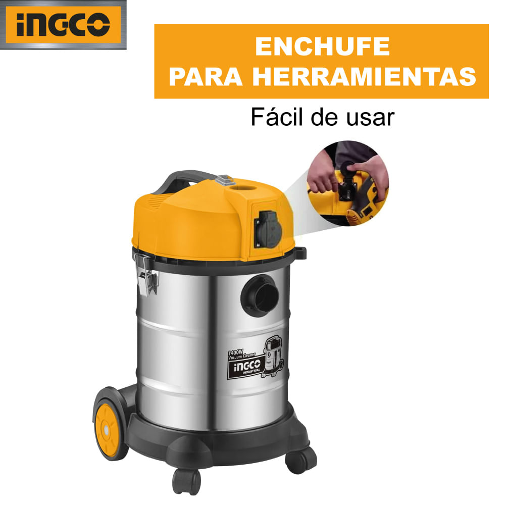 Aspiradora Ingco 1400W 30L VC14301 | Promart.pe - Promart