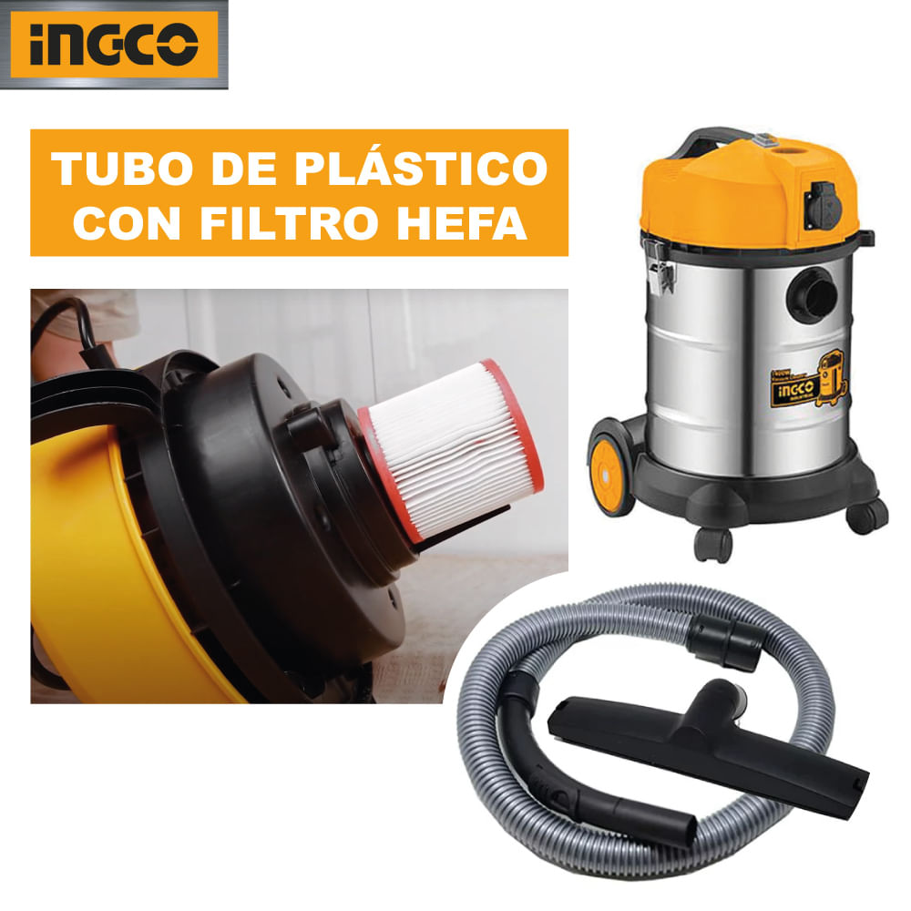 Aspiradora Ingco 1400W 30L VC14301 | Promart.pe - Promart
