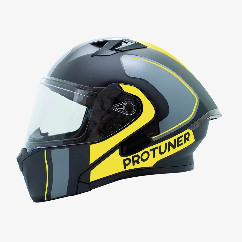 Casco Protuner 3120 Approach Negro Amarillo L - Promart