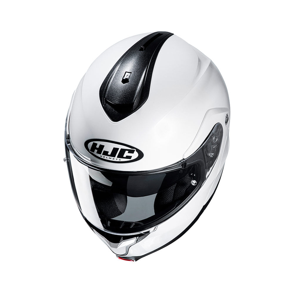 Casco Hjc C91 Solid Blanco Brillo Xl - Promart