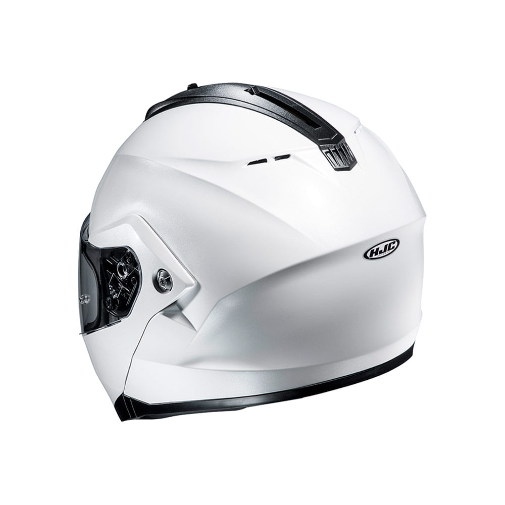 Casco Hjc C91 Solid Blanco Brillo Xl - Promart
