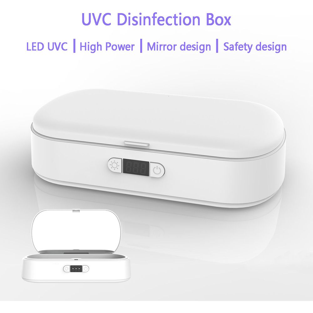 Caja de Esterilización Portátil Uv con Carga Inalámbrica Caseph - Promart