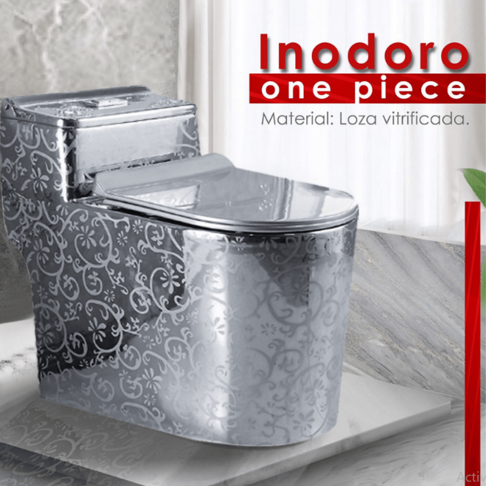 Inodoro de Lujo Plateado XM IN1918PF | Promart.pe - Promart