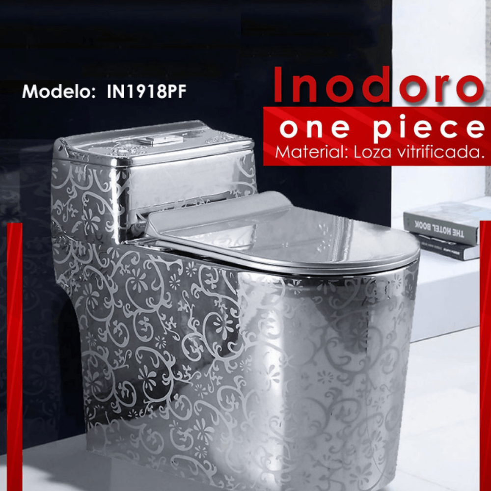 Inodoro de Lujo Plateado XM IN1918PF | Promart.pe - Promart