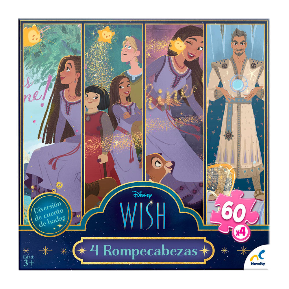 Rompecabezas DISNEY 4 en 1 JCA-4156 - Promart