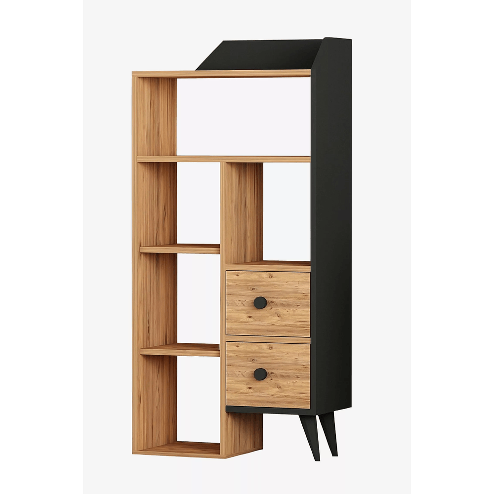 Librero Moderno Vallejo con repisas 2 cajones TU MESITA - Promart