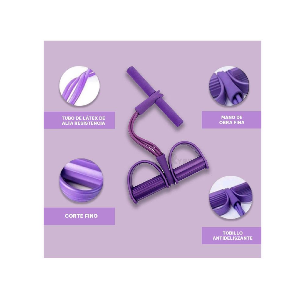 Liga Elastica para Ejercicio Abdominal Color Morado - Promart