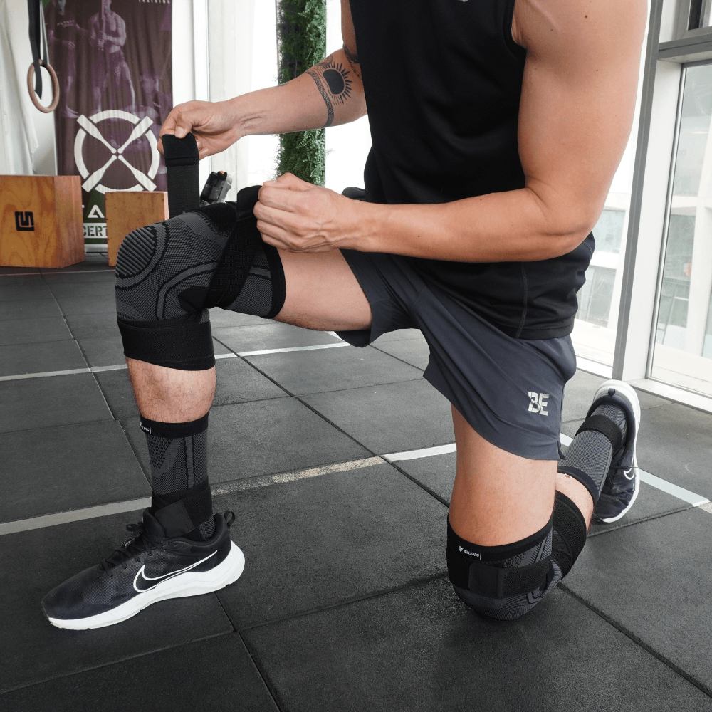 Rodillera Deportiva Premium Black Edition Talla XL (2unds) - Promart