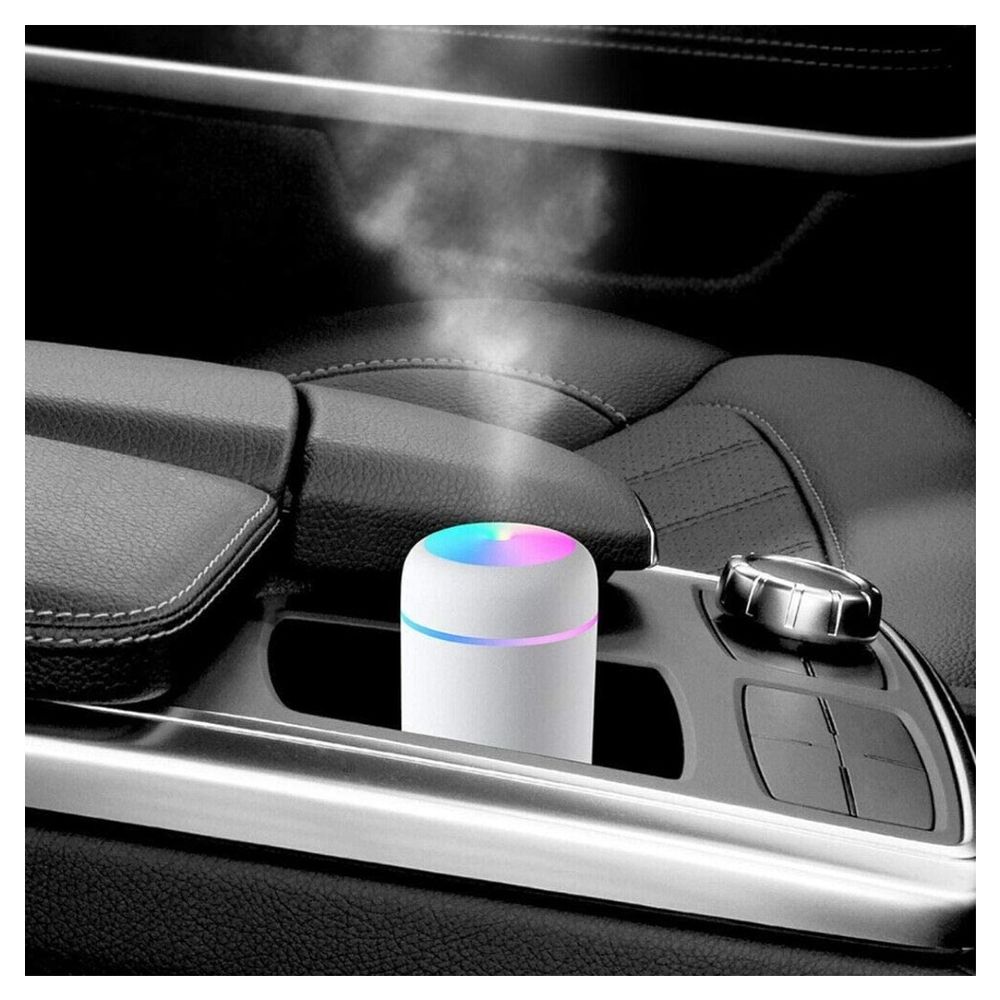 Mini Humidificador Portátil H2O Silencioso Recargable Rosado - Promart