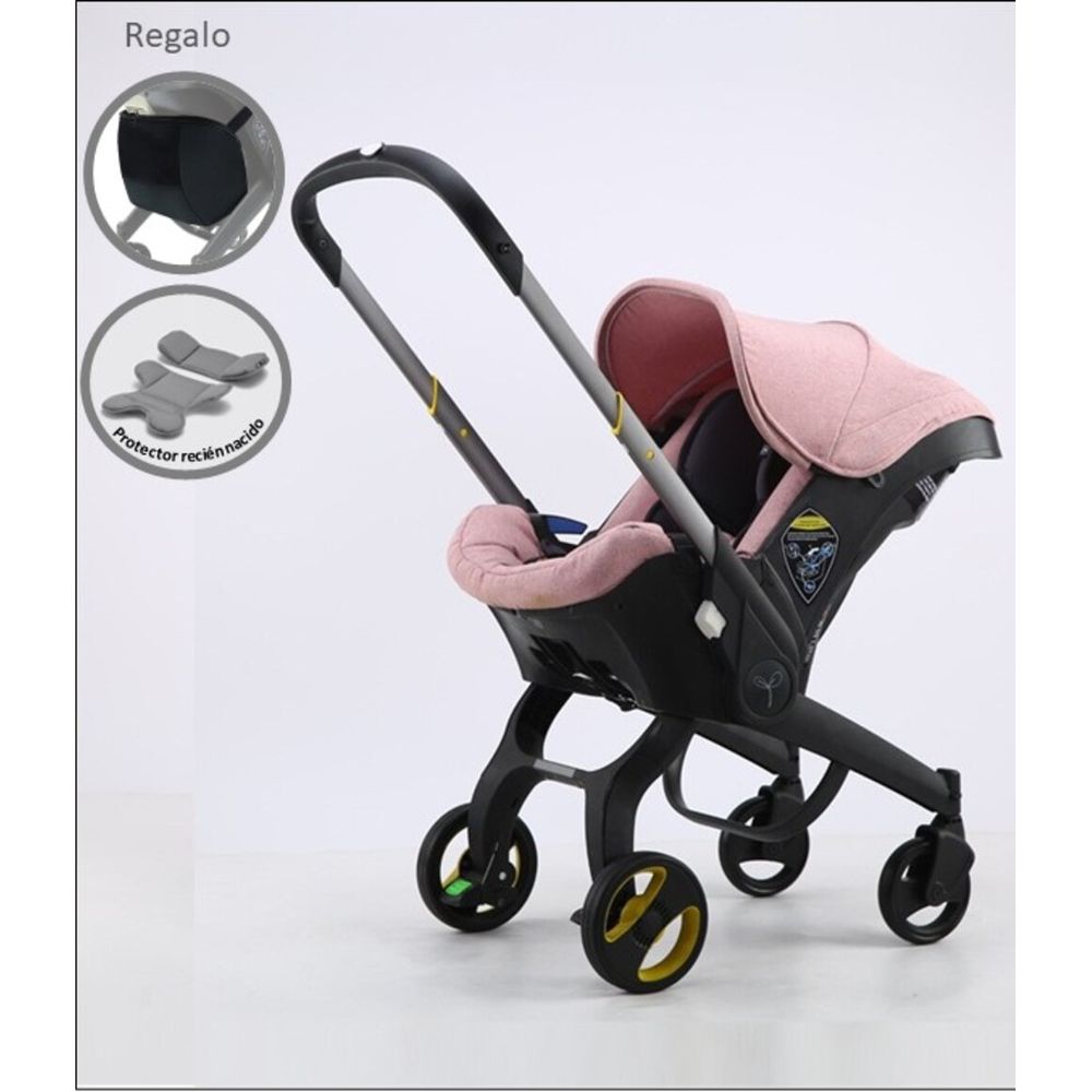 Coche Multifunción Donna Color Rosado - Promart
