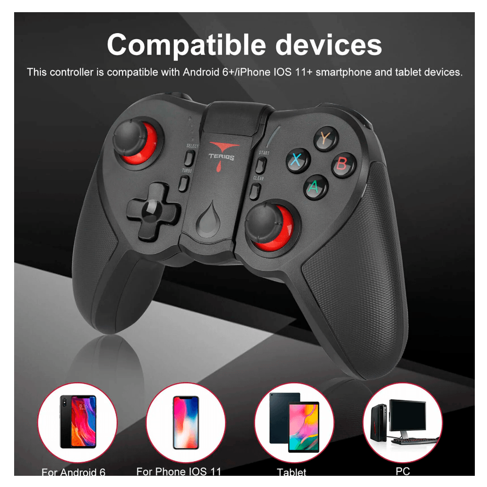 MANDO BLUETOOTH PARA CELULAR T-12 CON SOPORTES DE TELEFONO MOVIL - Promart