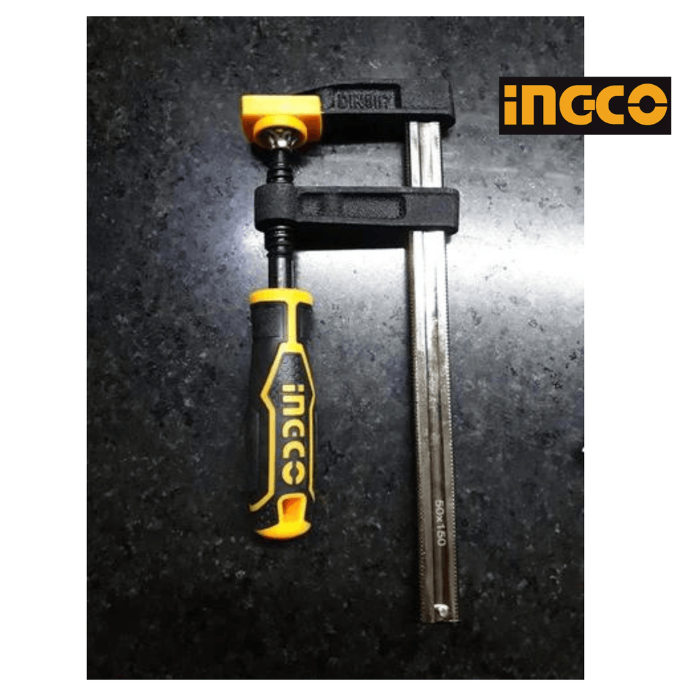 Pack x2 Prensa Sargento tipo F 50 x 150MM Industrial Ingco HFC020501- x2 - Promart