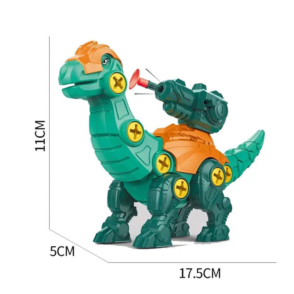 Juego Armable de Dinosaurio Lanza Dardos Rompecabeza niños - Promart