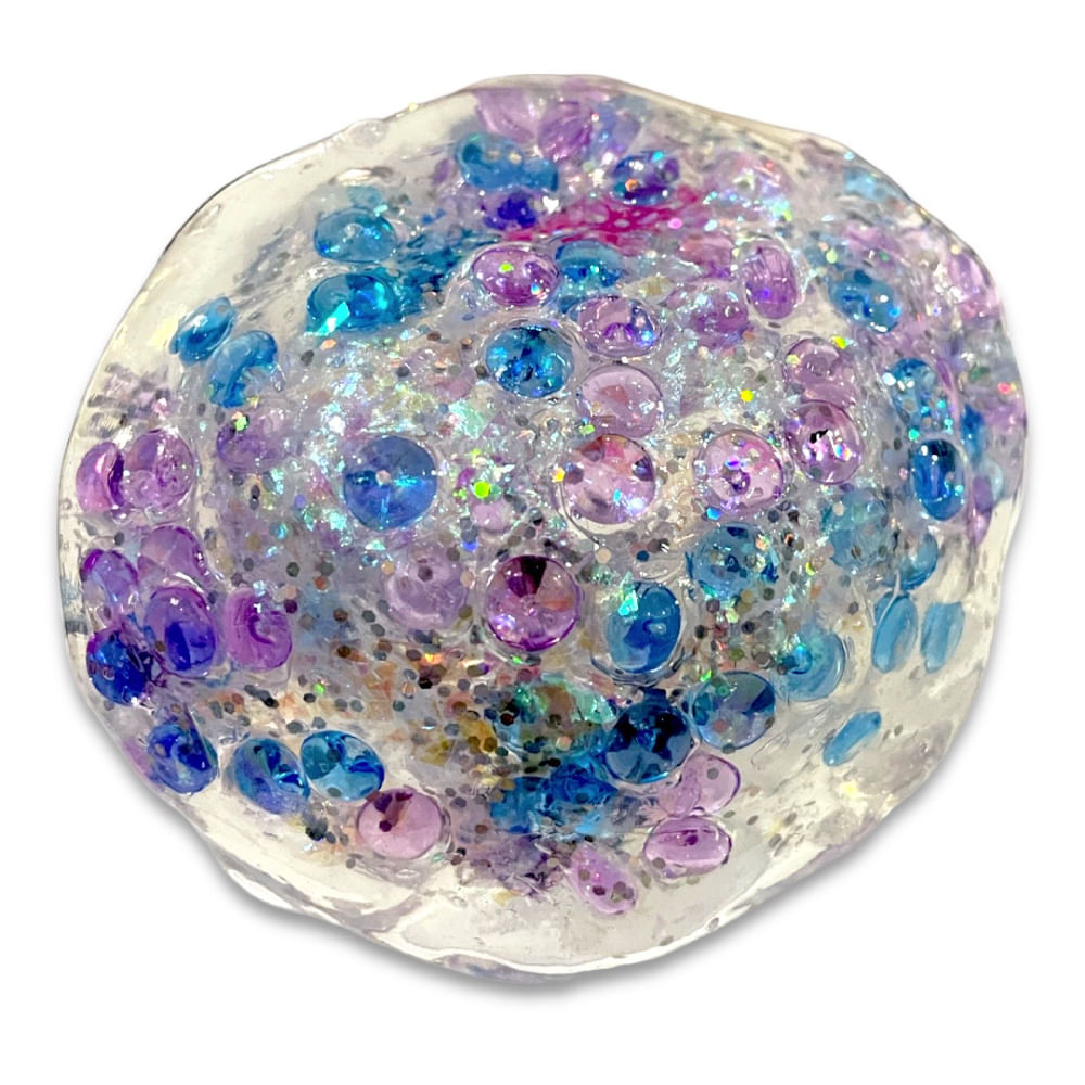 Slime Cola de Sirena Azul Juguete Antiestrés - Promart