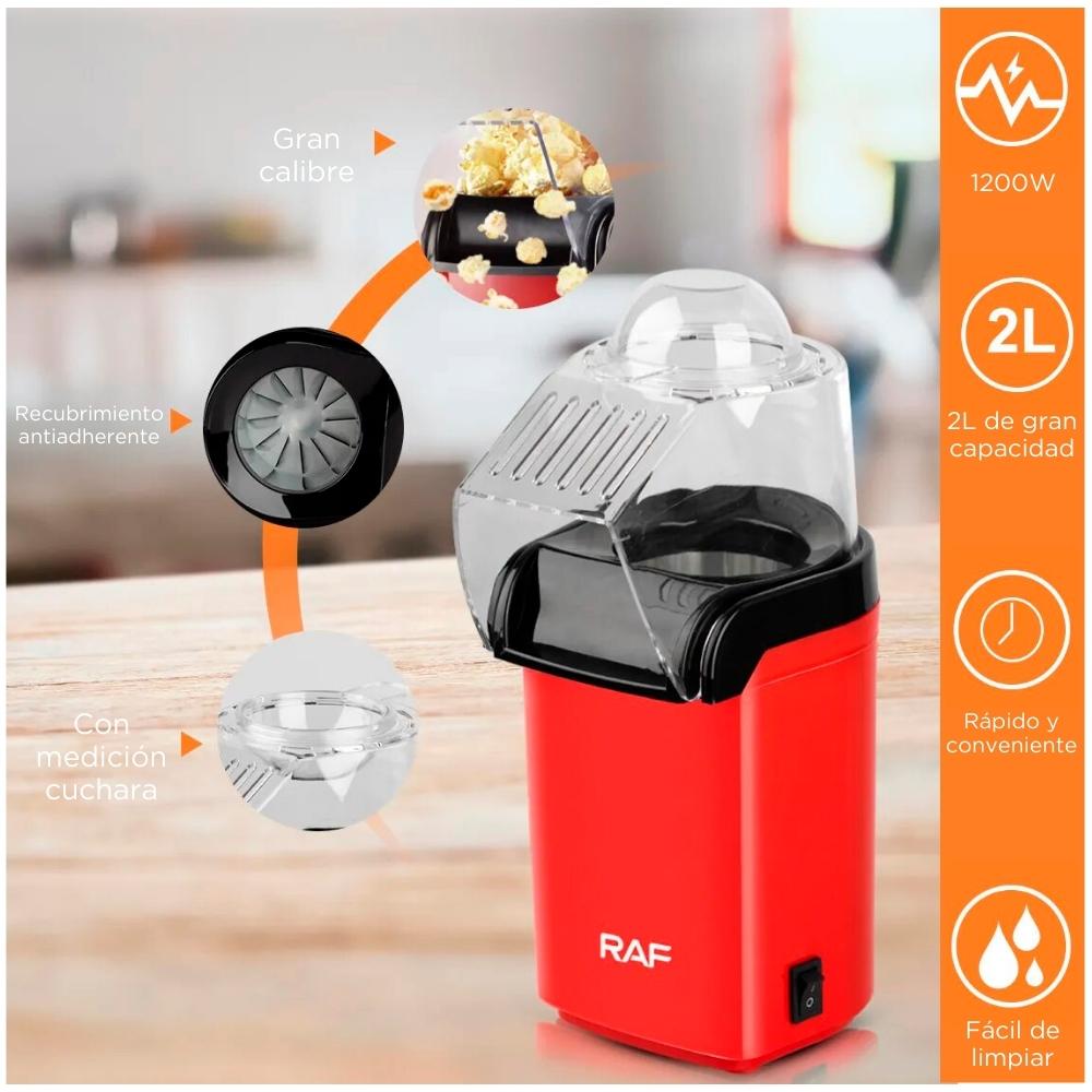 Máquina de Pop Corn Canchita Sin Aceite Eléctrica RAF R9014 - Promart