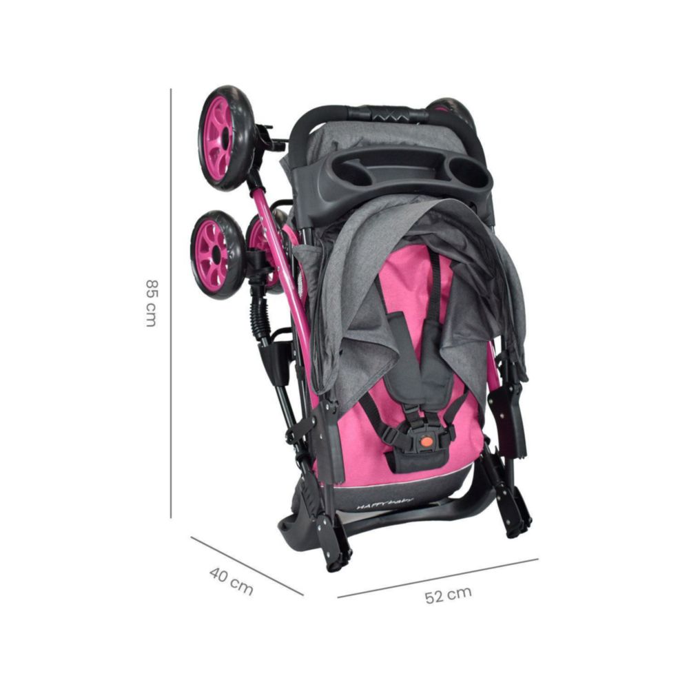 Coche Multiposiciones Para Bebe Circus Rosado - Promart