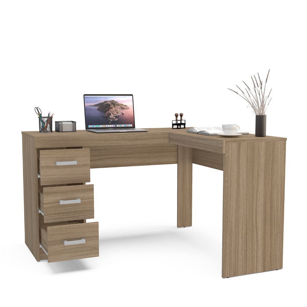 Escritorio Alex 3 Cajones Marron - Promart