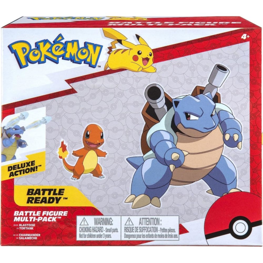 Figura Pokemon Blastoise Y Charmander Pack X2 - Promart