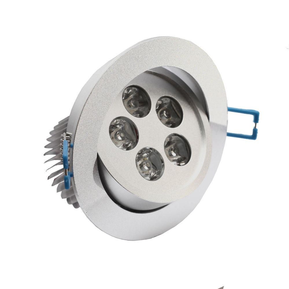 Led Spot Light Luz Calida 5*1W 11 cm Empotrado - Promart
