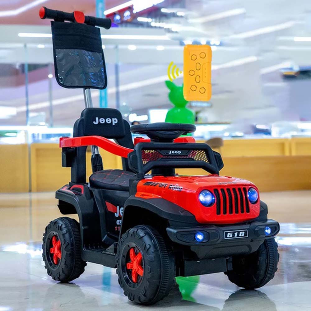 Carro con Control Remoto Electrico Musical Todo Terreno Rojo - Promart