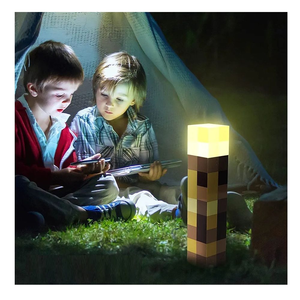 Lámpara Led de 4 Colores, Antorcha Tipo Minecraft | Promart.pe - Promart