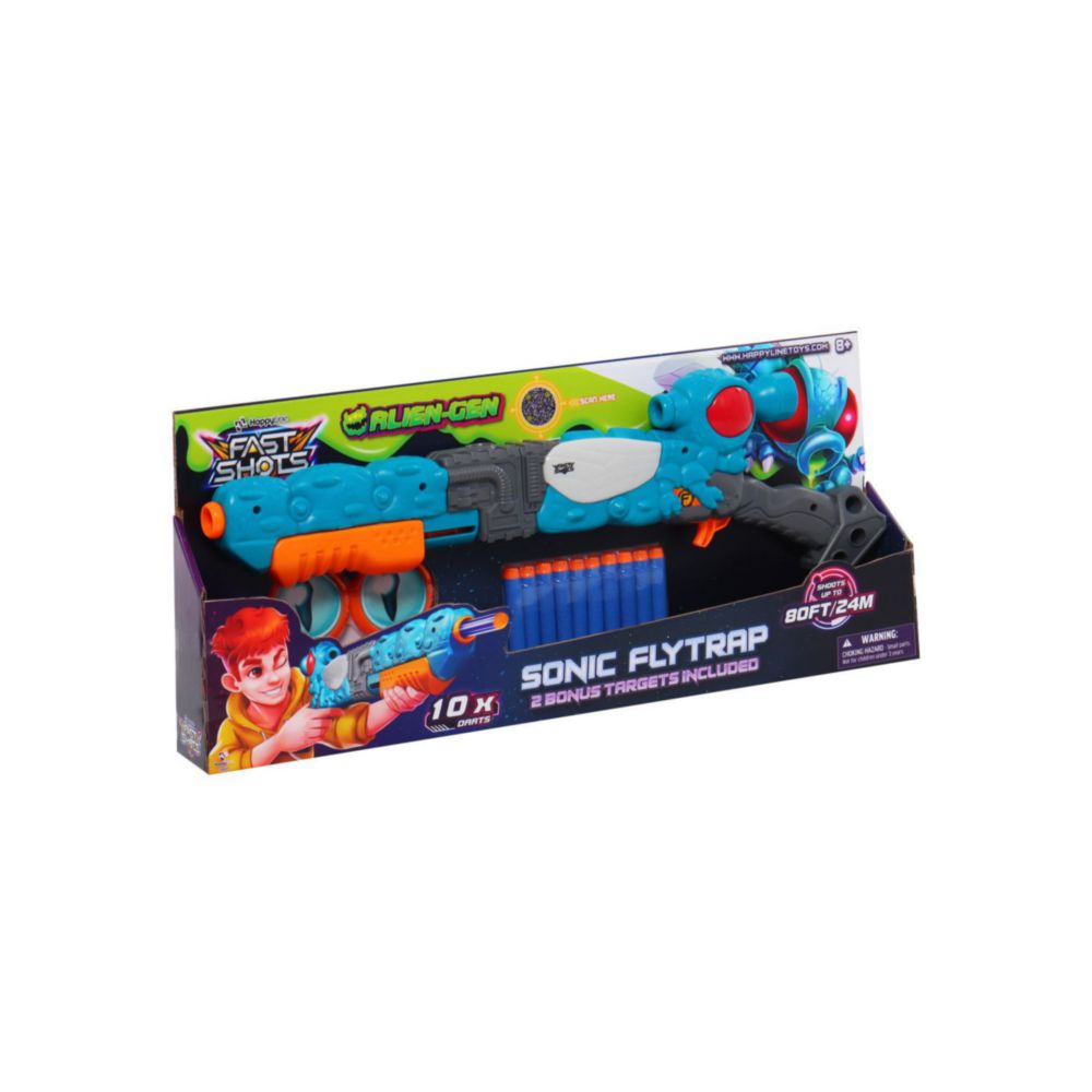 Set Lanzador Fast Shots Con 10 Dardos Y 2 Targets - Promart