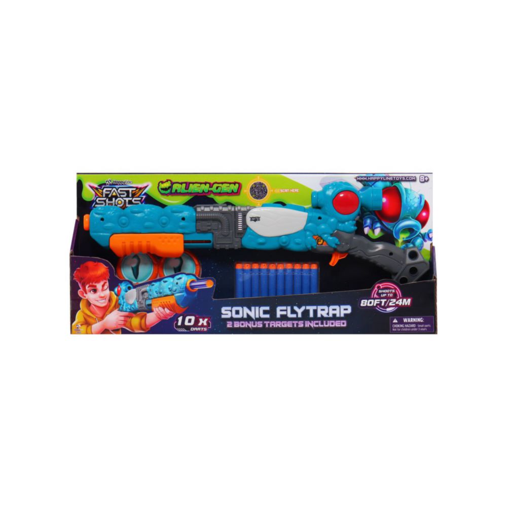 Set Lanzador Fast Shots Con 10 Dardos Y 2 Targets - Promart