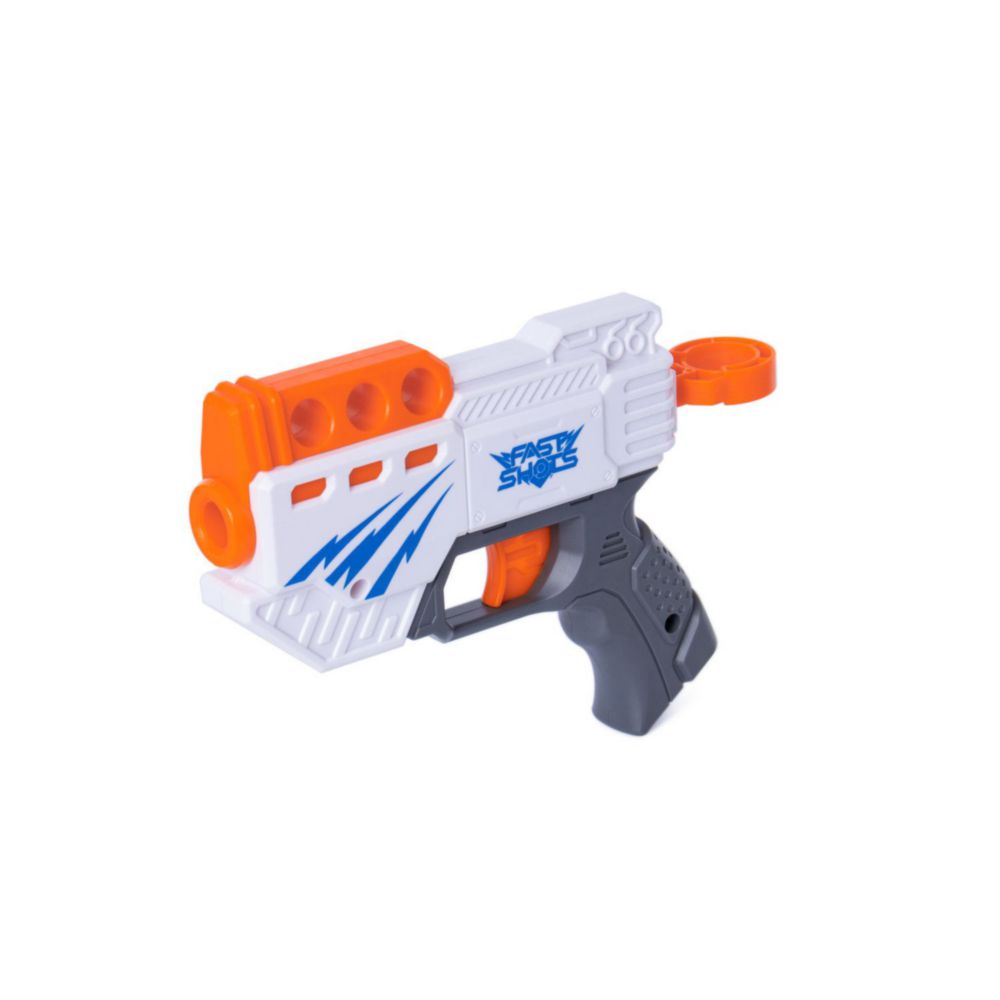 Set Lanzador Fast Shots Con 4 Dardos Foam - Promart