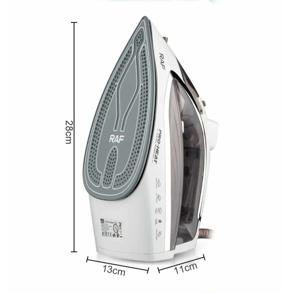 Plancha de Ropa a Vapor Eléctrica Antiadherente Portátil de 2600W - Promart